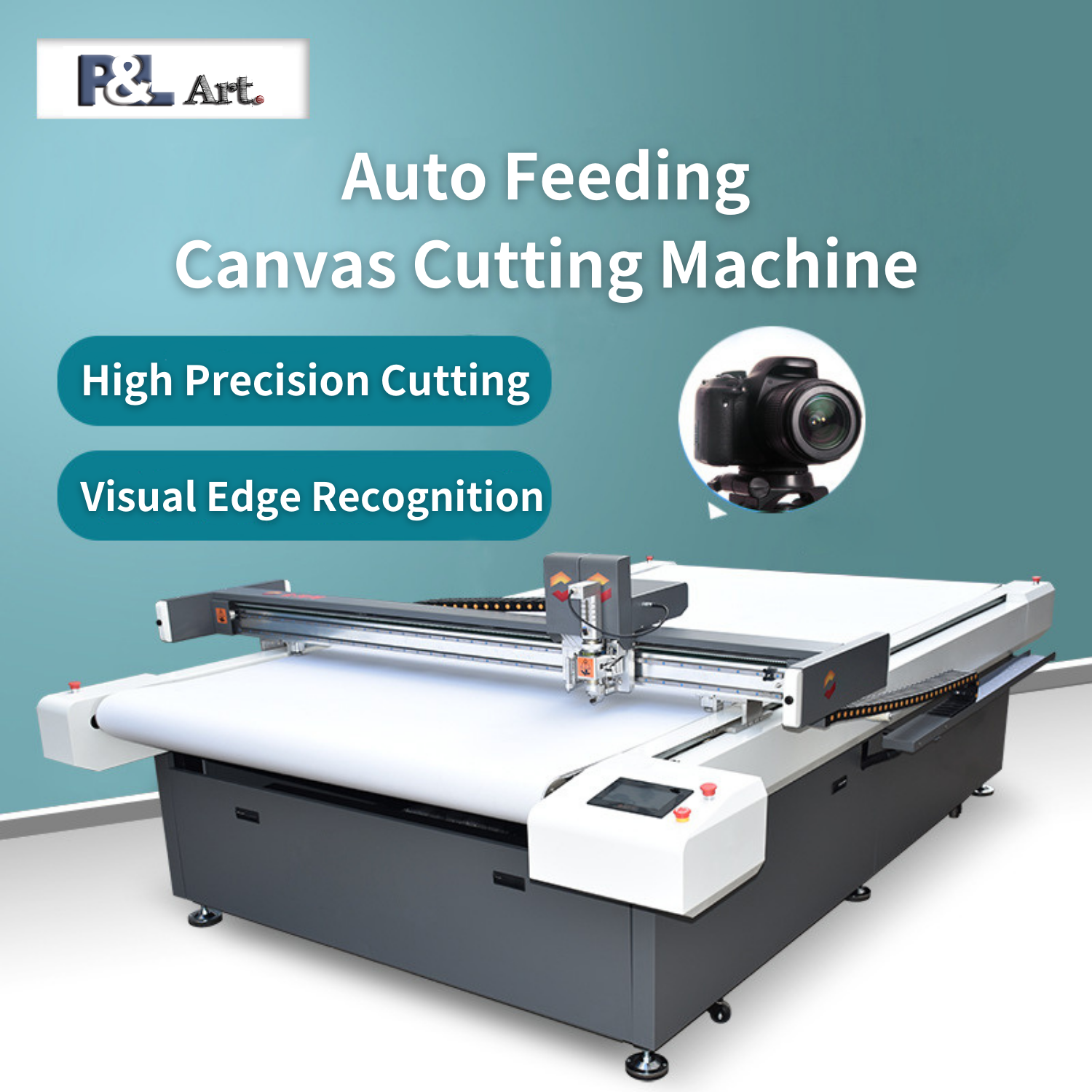 Auto Feeding Canvas Cutting Machine – P&L Art